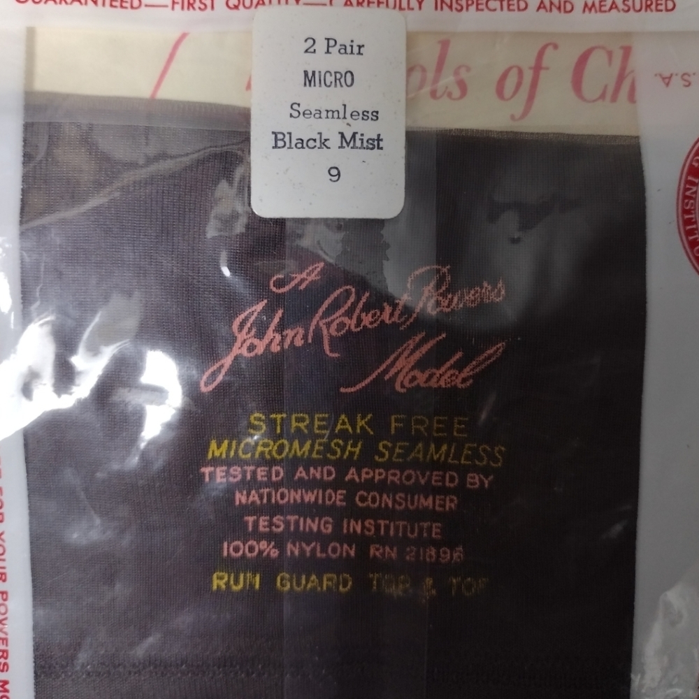 Vintage John Robert Powers Powers Model Seamless Nylo… - Gem